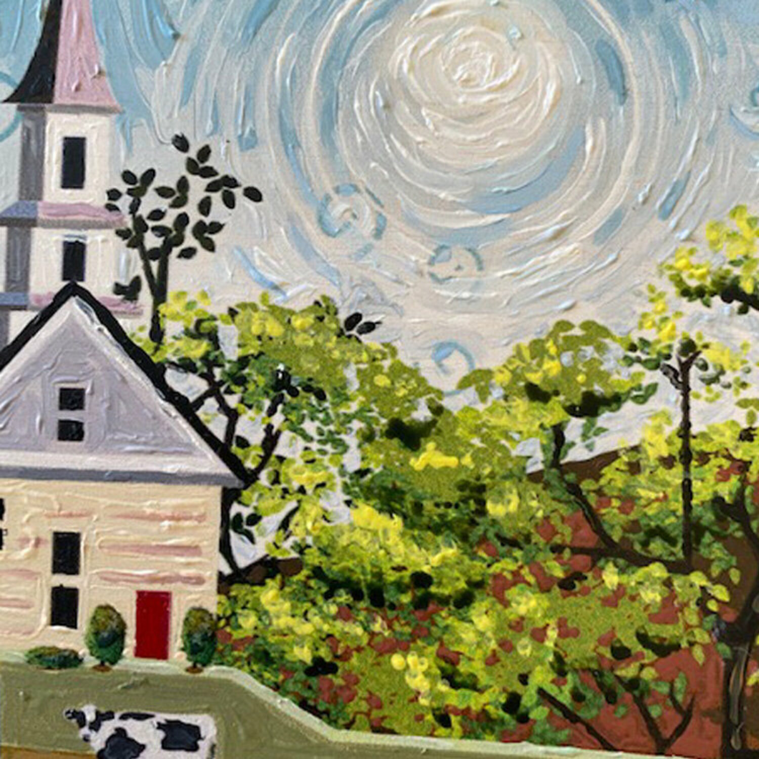 Summer Watermelon Farm by Julie Pace Hoff (2022) : Painting Acrylic on ...