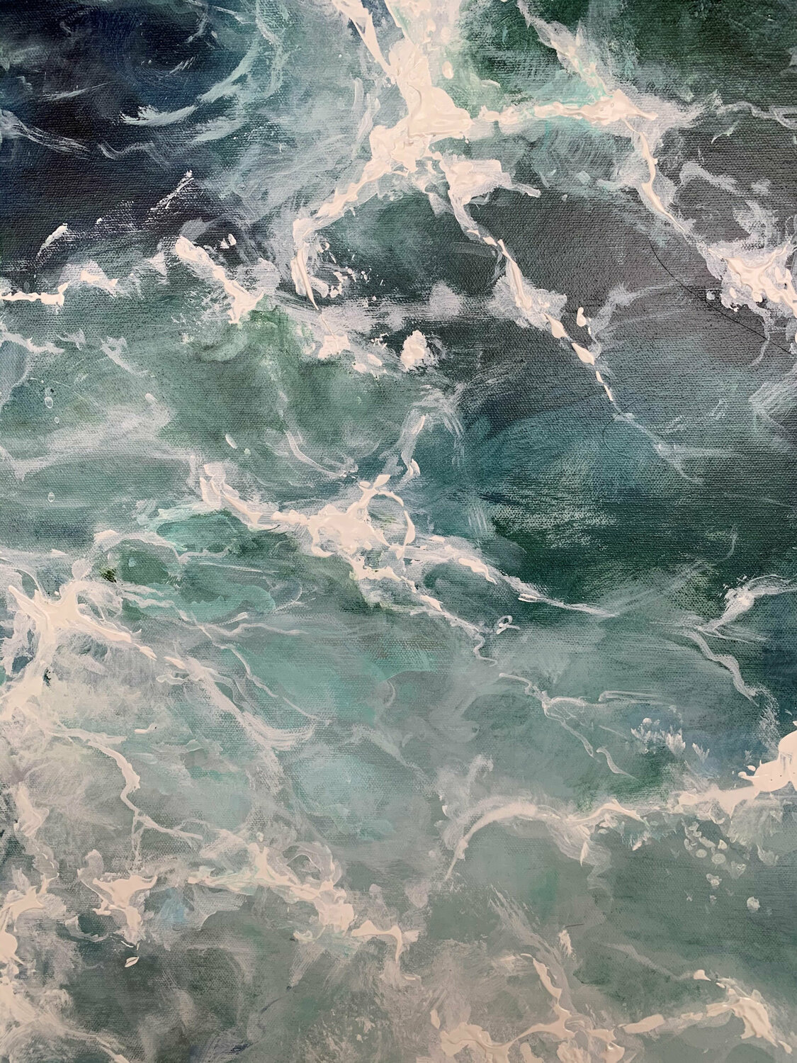 Ocean cubes I by Irina Laube (2020) : Painting Acrylic on Canvas ...
