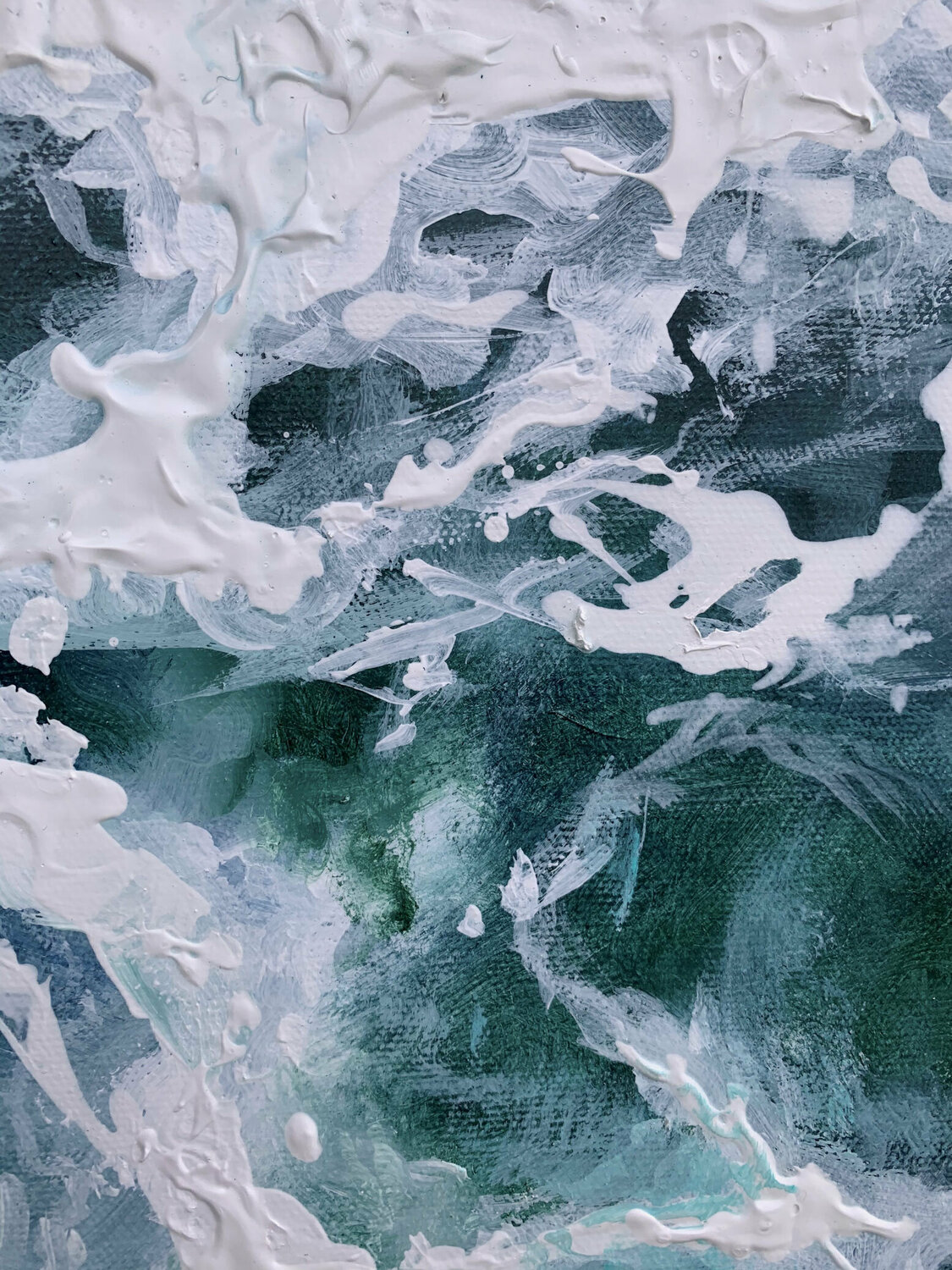 Ocean cubes I by Irina Laube (2020) : Painting Acrylic on Canvas ...