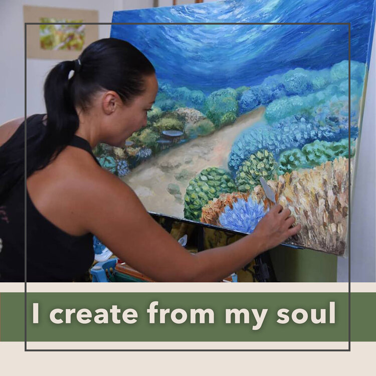 Abstract Fish by Olga Nikitina (2022) : Painting Oil on Canvas - SINGULART