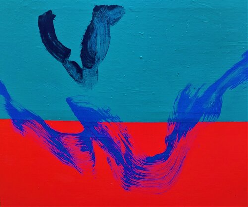 Los Días Azules 15 de Fernando de Quirós (2023) : Peinture Acrylique ...