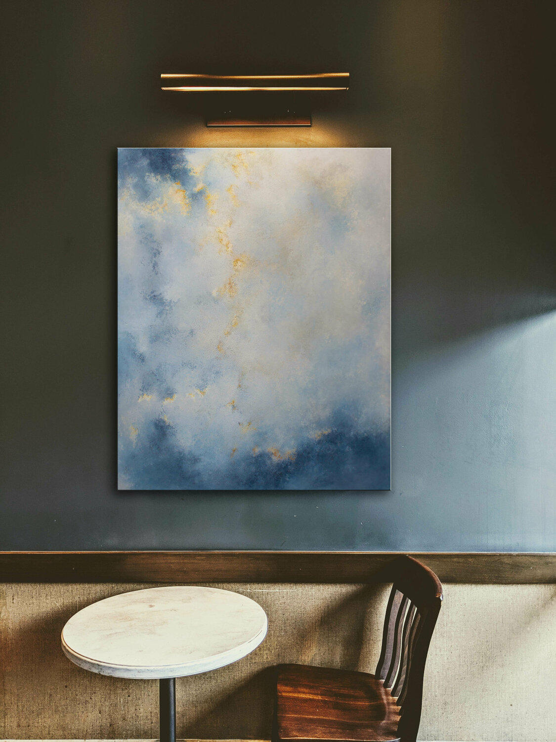 Sunbeam flaring by Francesca Borgo (2020) : Painting Acrylic, Resin on ...