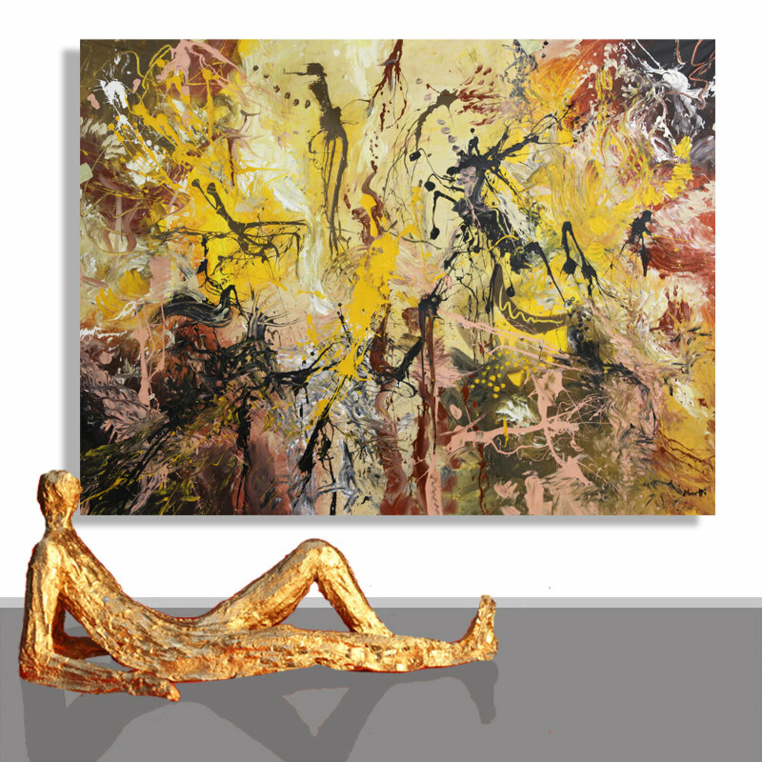 Wild time by Maria Moretti (2020) : Painting Acrylic, Oil on Canvas ...