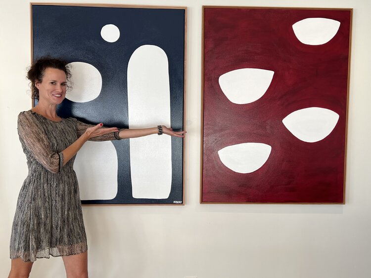 Portals In Night Sky by Kerry Campbell (2022) : Painting Acrylic on ...