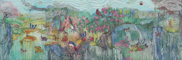 Hee Sook Kim: contemporary American Painter, Draftsman, Textile Artist ...