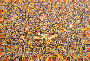 Angu Walters: contemporary Cameroonian Painter - SINGULART