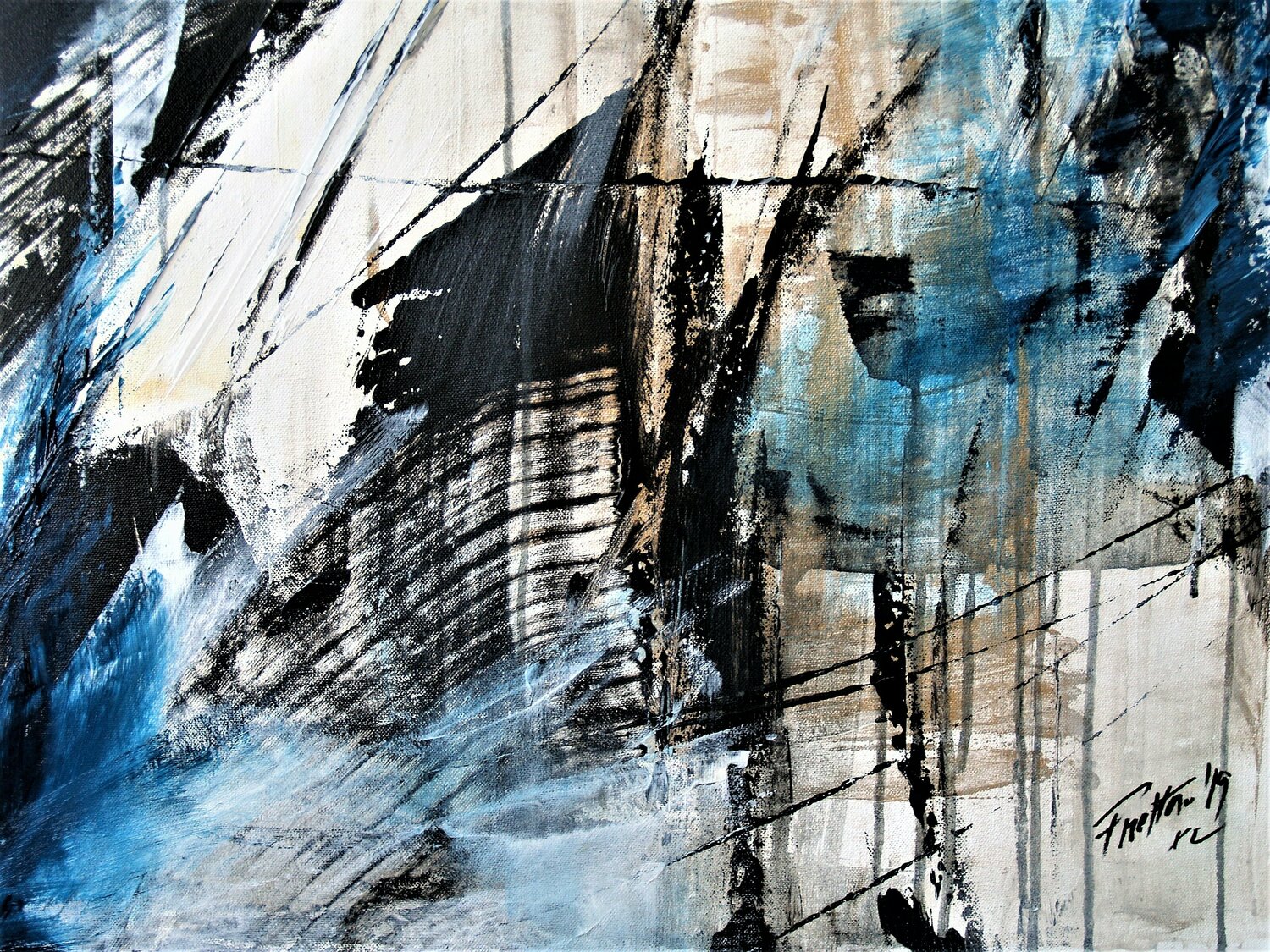 Flight 13 by Bianca Prettau (2018) : Painting Acrylic on Canvas - SINGULART