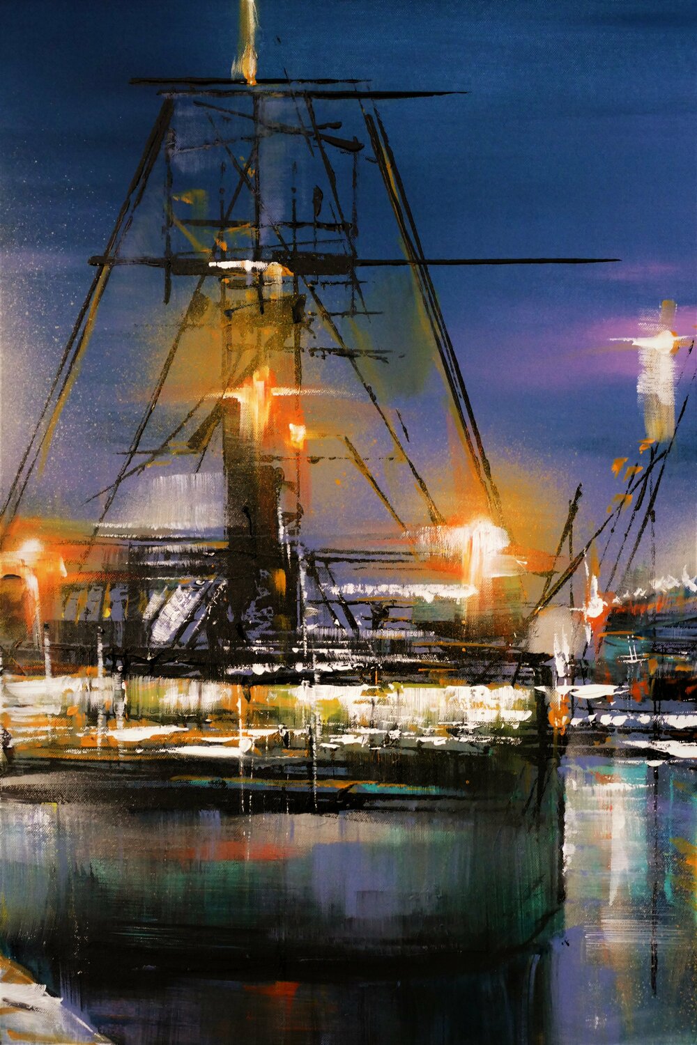 Early Morning Seafood Harvest by Bianca Prettau (2020) : Painting ...
