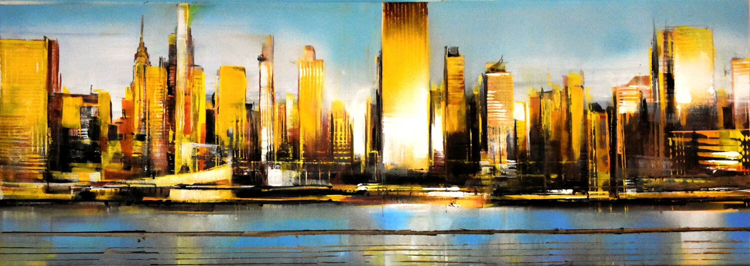 Hudson Glare Trail by Bianca Prettau (2022) : Painting Acrylic on ...