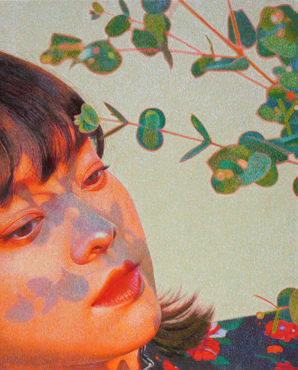 Hidden deer by Seung Hwan Kim (2021) : Painting Oil on Canvas - SINGULART