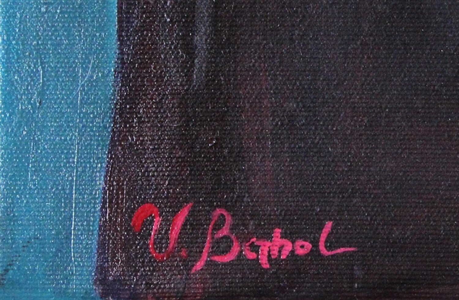 Muse with greyhound by Viola Babol (2020) : Painting Oil on Fabric ...