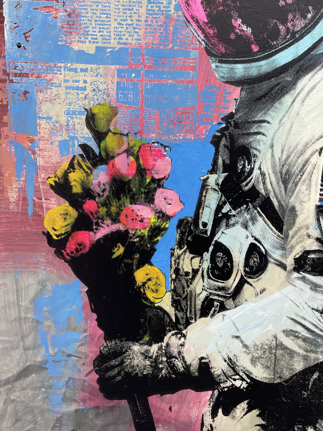 Augmented reality 59 by Mykola Kuryliuk (2023) : Painting Acrylic on Canvas - SINGULART