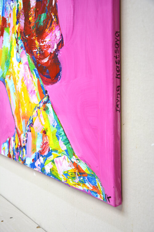 Queen Elizabeth II. by Iryna Kastsova (2022) : Painting Acrylic on ... Queen Elizabeth II. by Iryna Kastsova (2022) : Painting Acrylic on ...