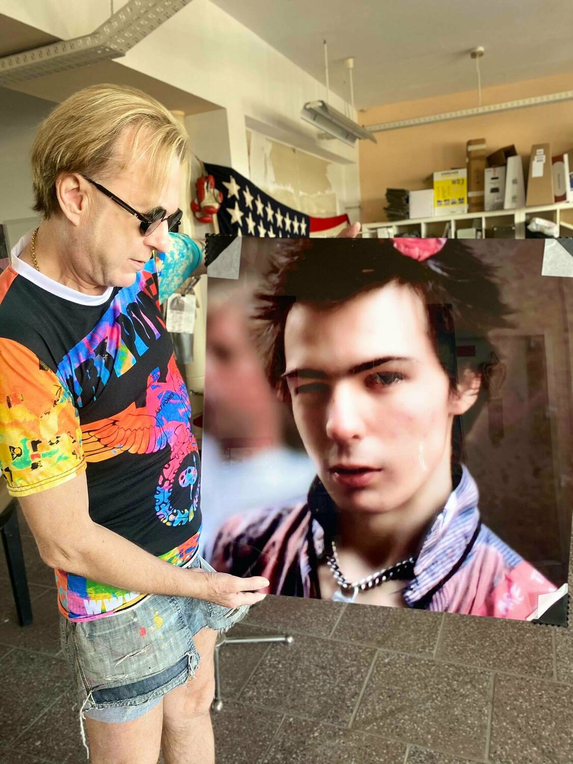 Sid Vicious Portrait 1977 by Tommy Dollar de Thomas Dellert (1977) : Photographie Argentique sur ...