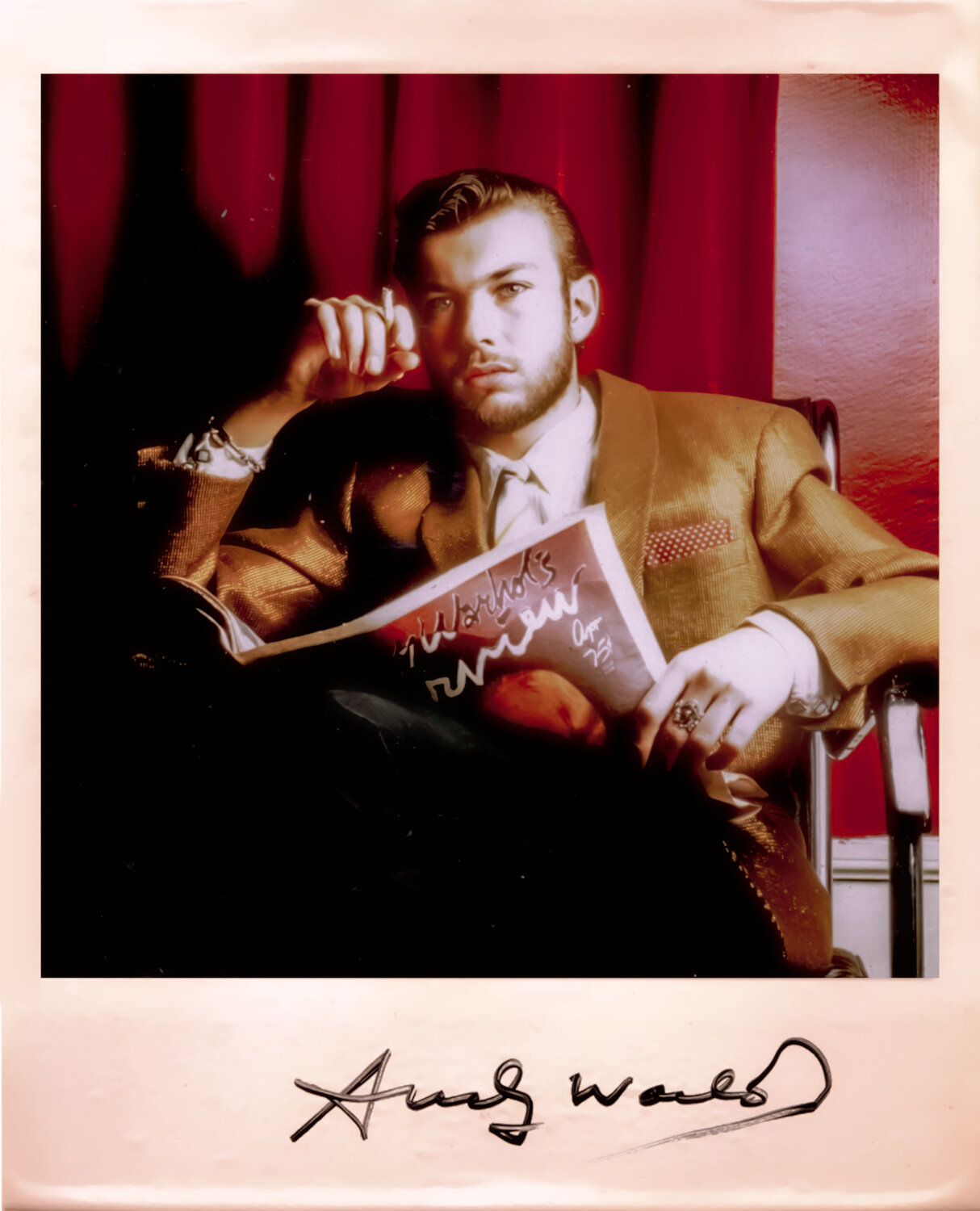 Artist Thomas Dellert ( Tommy Dollar ) Polaroid by Andy Warhol ...