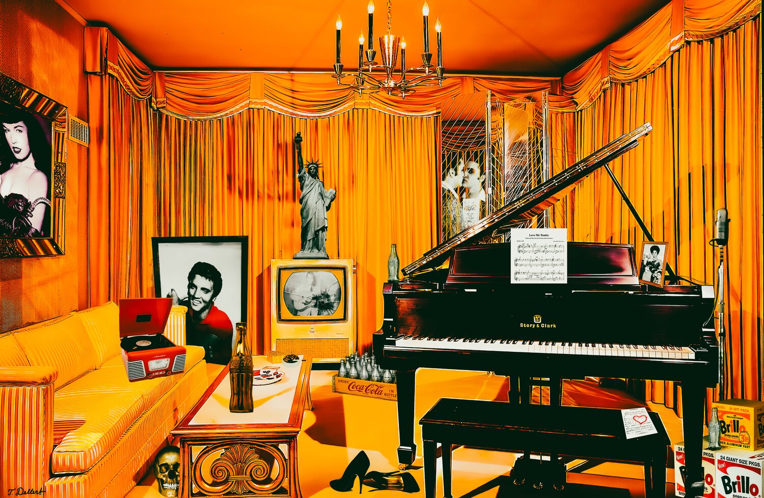 Elvis Presley's Golden Music Room Graceland USA de Thomas Dellert (2022 ...