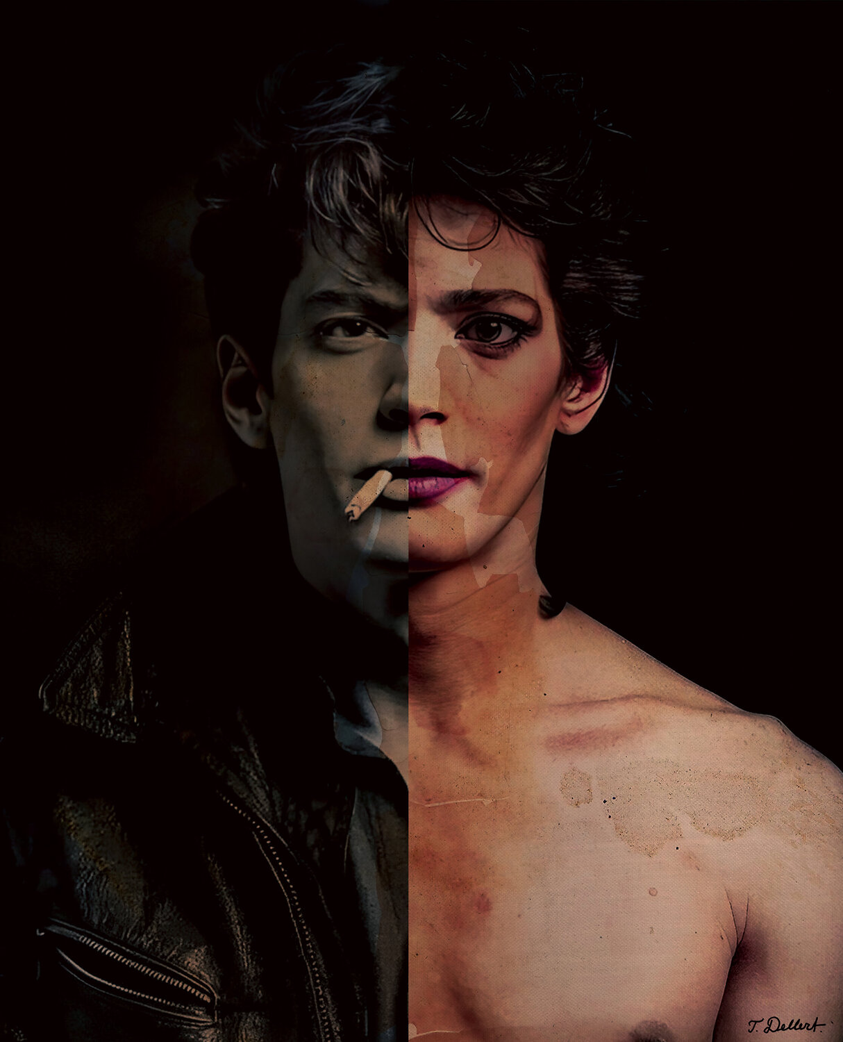 Portrait of Robert Mapplethorpe by Thomas Dellert (2023) : Photography ...