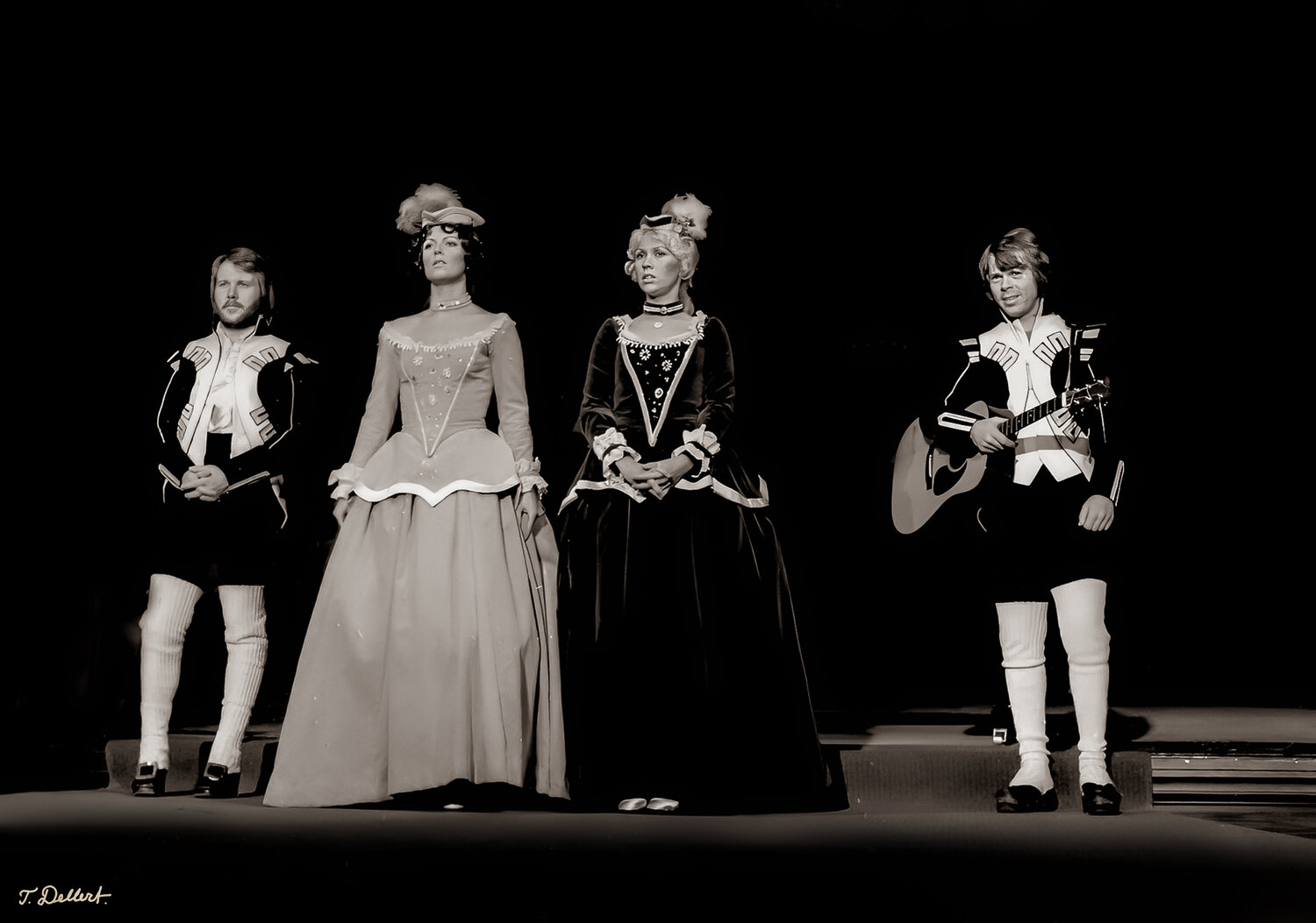 ABBA dancing Queen first performance and the only photo taken of them ...