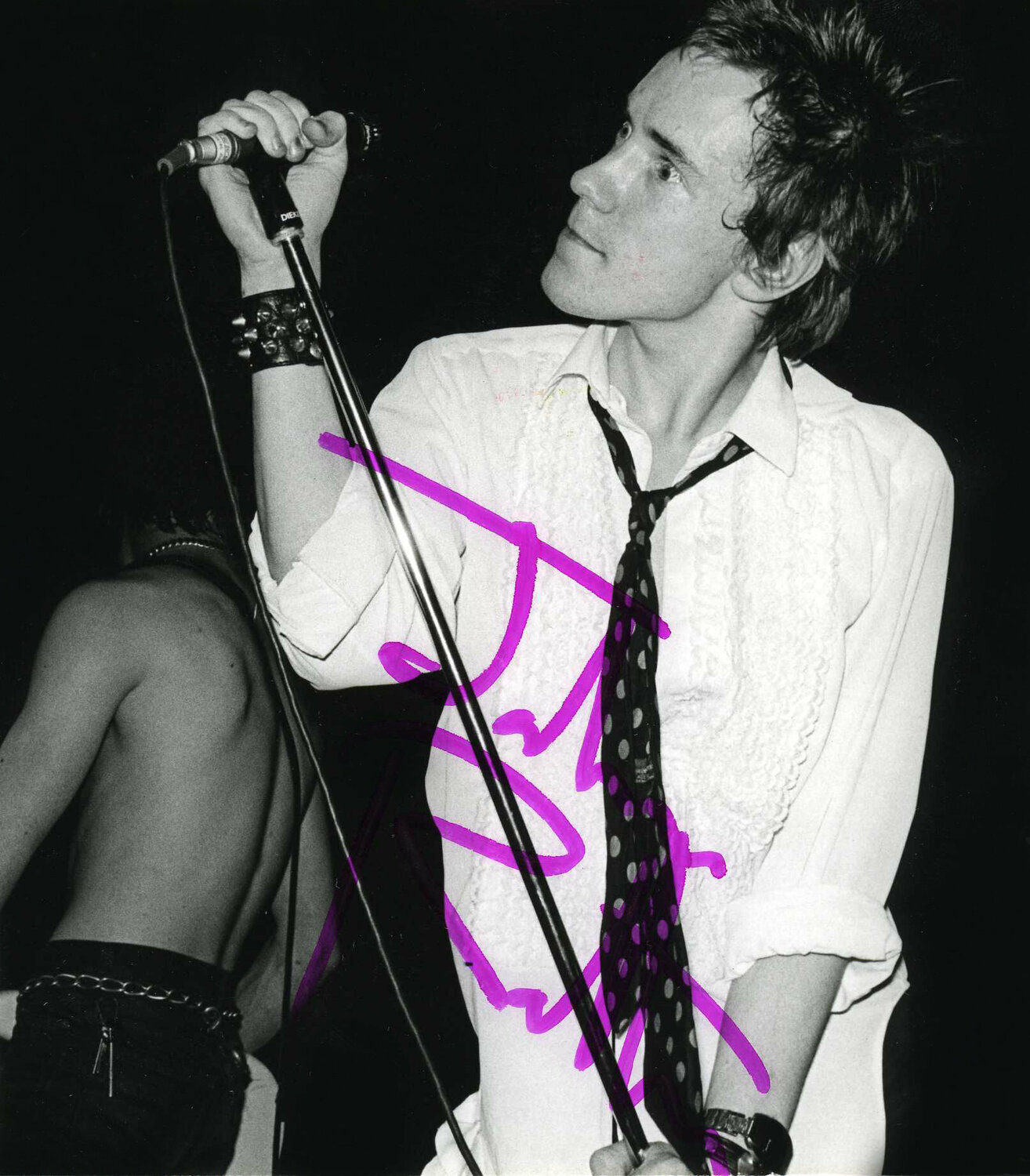 Johnny Rotten signed stage photo by Tommy Dollar by Thomas Dellert ...