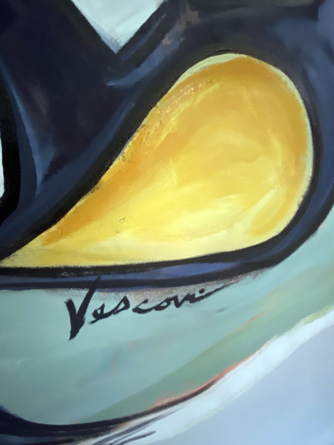 Beautiful Angst by Valerie Vescovi (2022) : Painting Oil, Wax on Canvas ...
