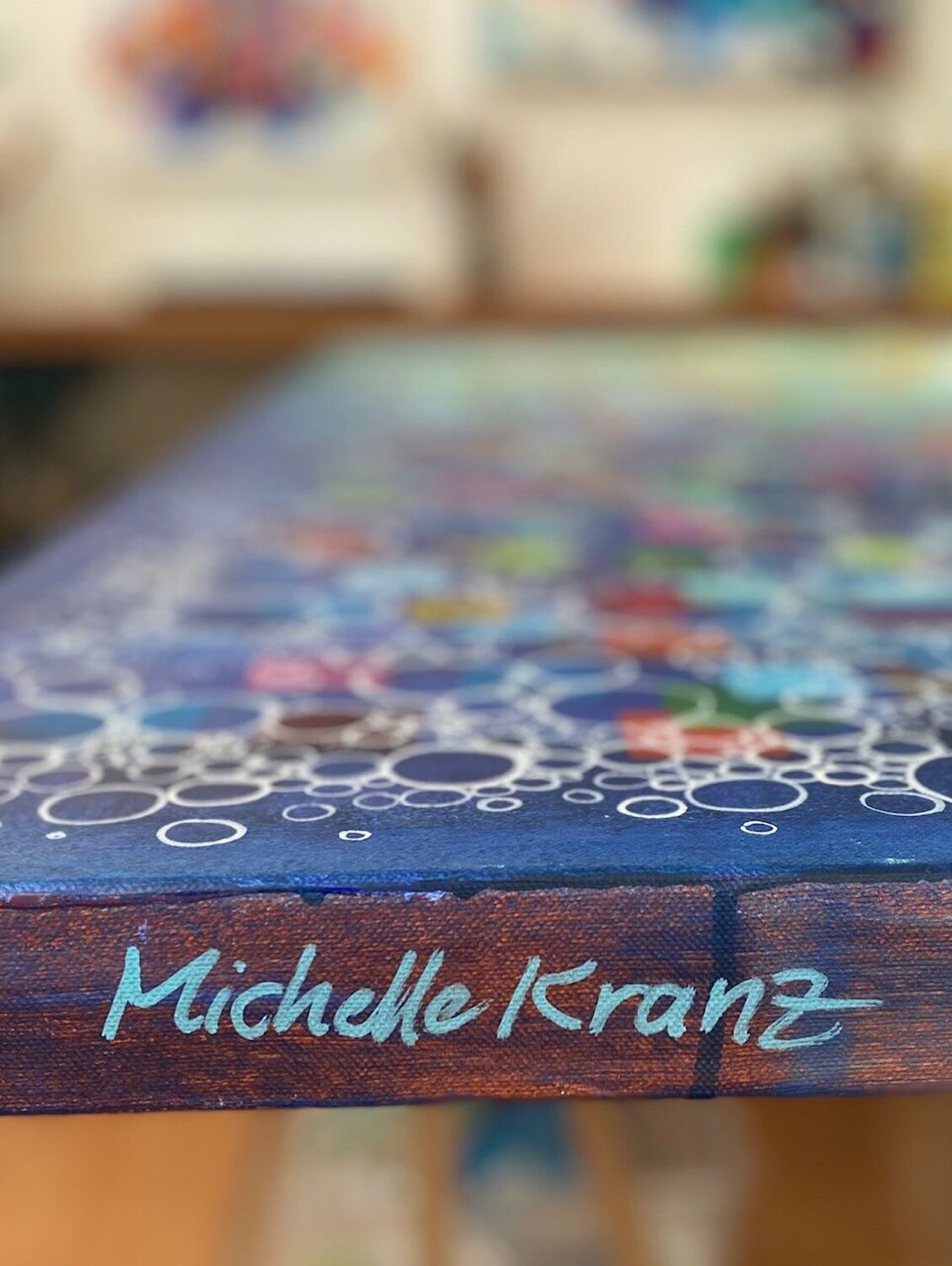 Bubbles X- it's a bubbly life von Michelle Kranz (2016): Malerei Acryl ...