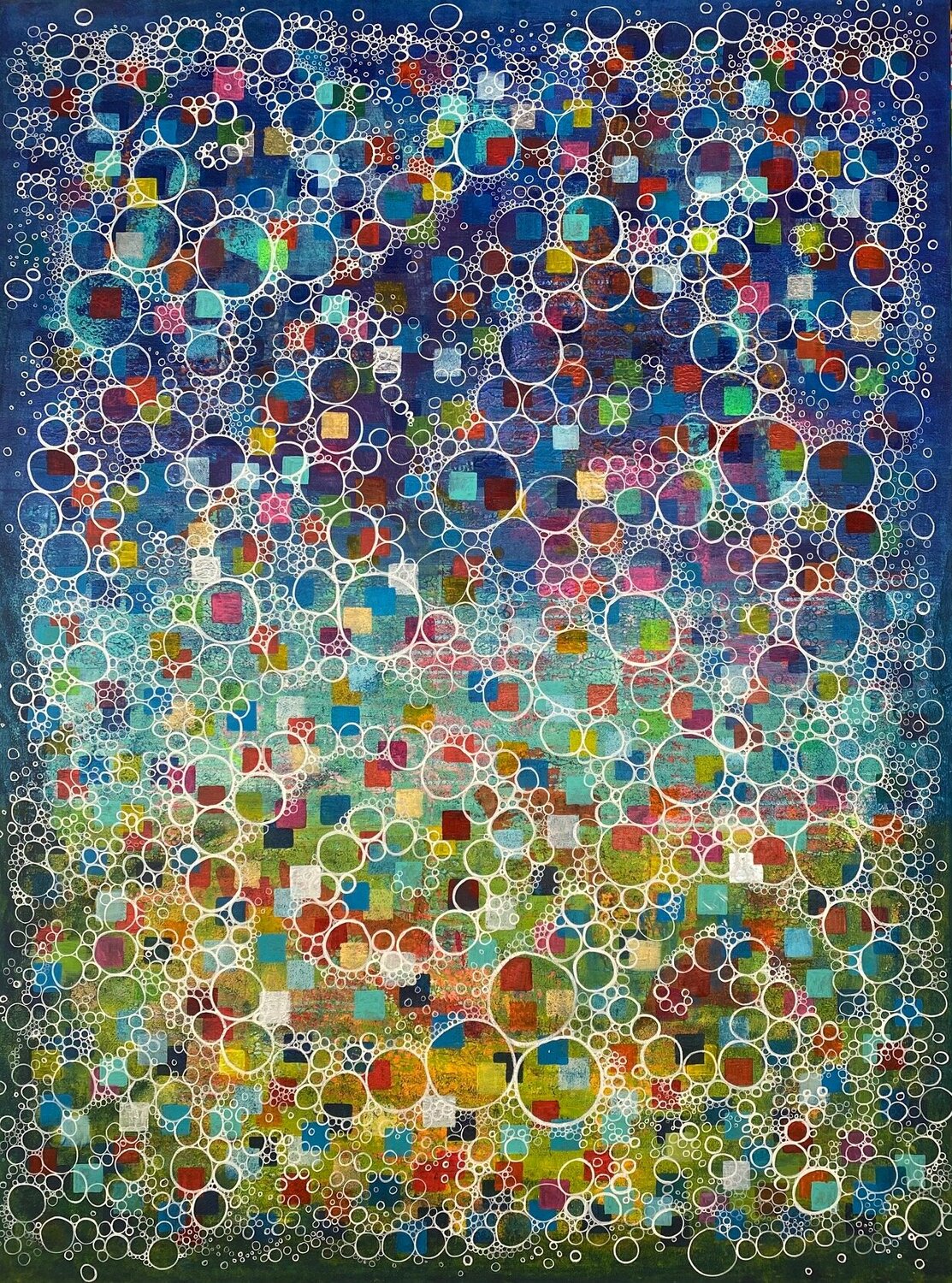 Bubbles X- it's a bubbly life von Michelle Kranz (2016): Malerei Acryl ...