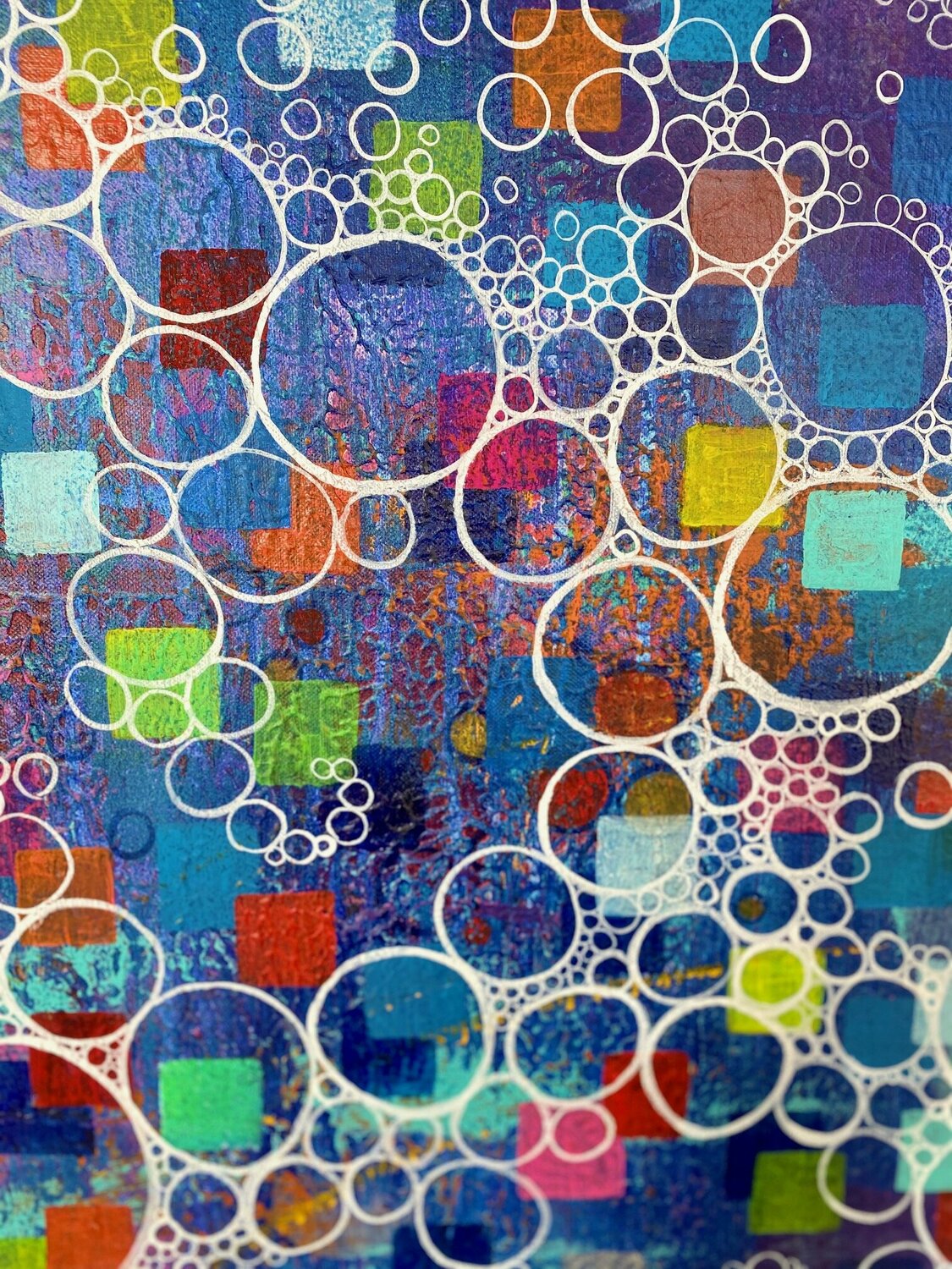Bubbles X- it's a bubbly life von Michelle Kranz (2016): Malerei Acryl ...