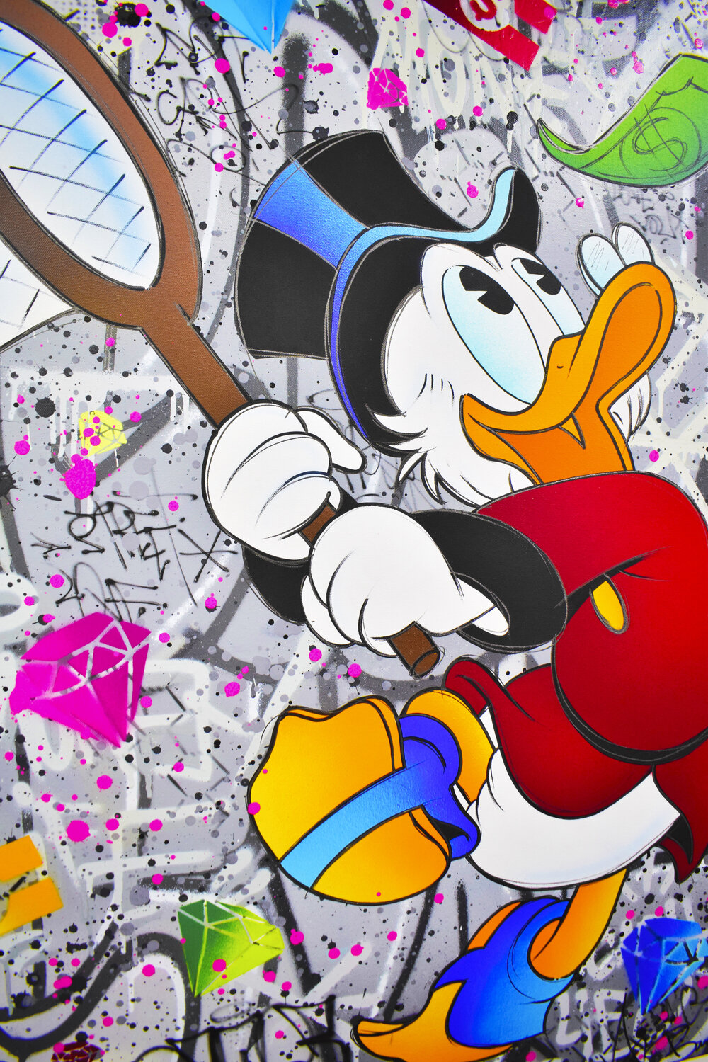 PICSOU MONEY POOL by Vincent Bardou (2022) : Painting Acrylic, Oil on ...