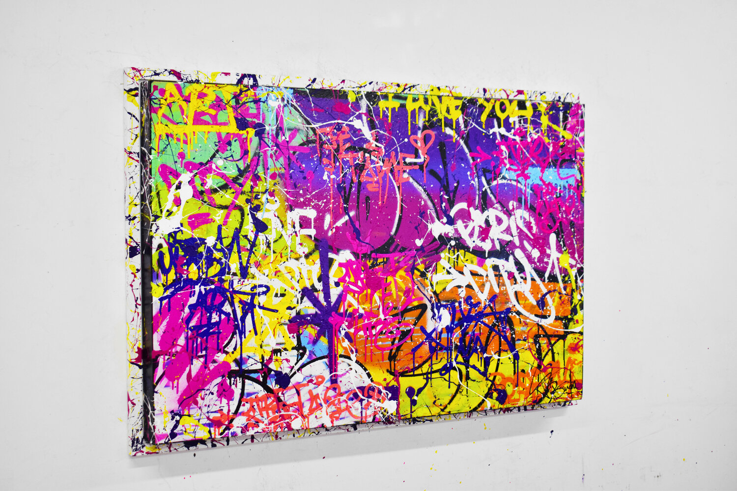 Graffiti Auf Leinwand