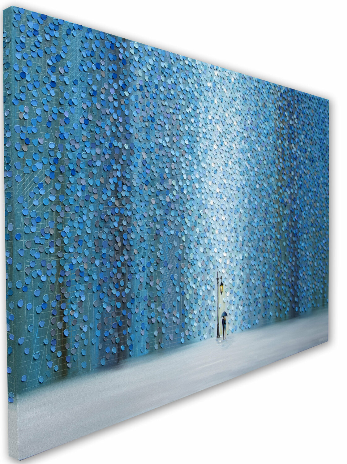 Night Rain by Ekaterina Ermilkina (2021) : Painting Oil on Canvas ...