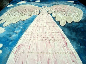 Angel Suriel by Elena Parau (2017) : Painting Acrylic, Pencil on Canvas ...