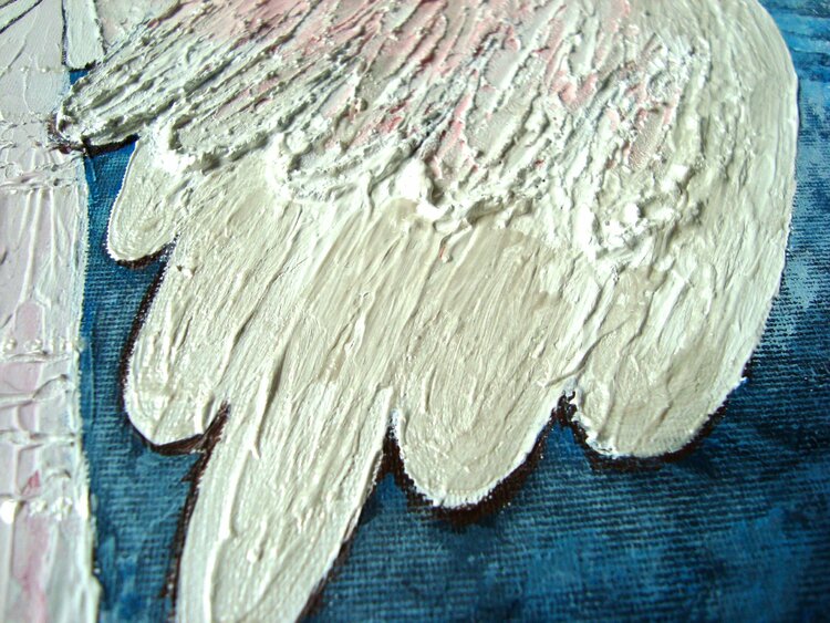 Angel Suriel by Elena Parau (2017) : Painting Acrylic, Pencil on Canvas ...