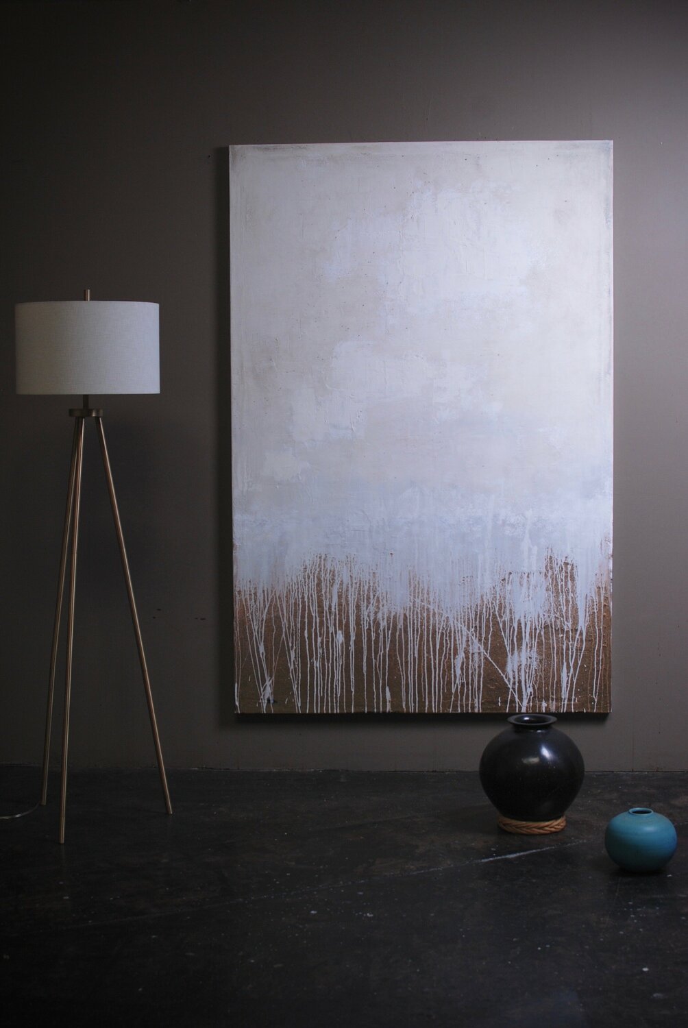 75 by Robert Mann (2020) : Painting Acrylic, Gilding on Canvas - SINGULART