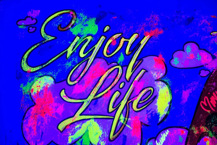 Enjoy ft. Mickey Mouse and Minnie Mouse by Carlos Pun (2021) : Painting ...