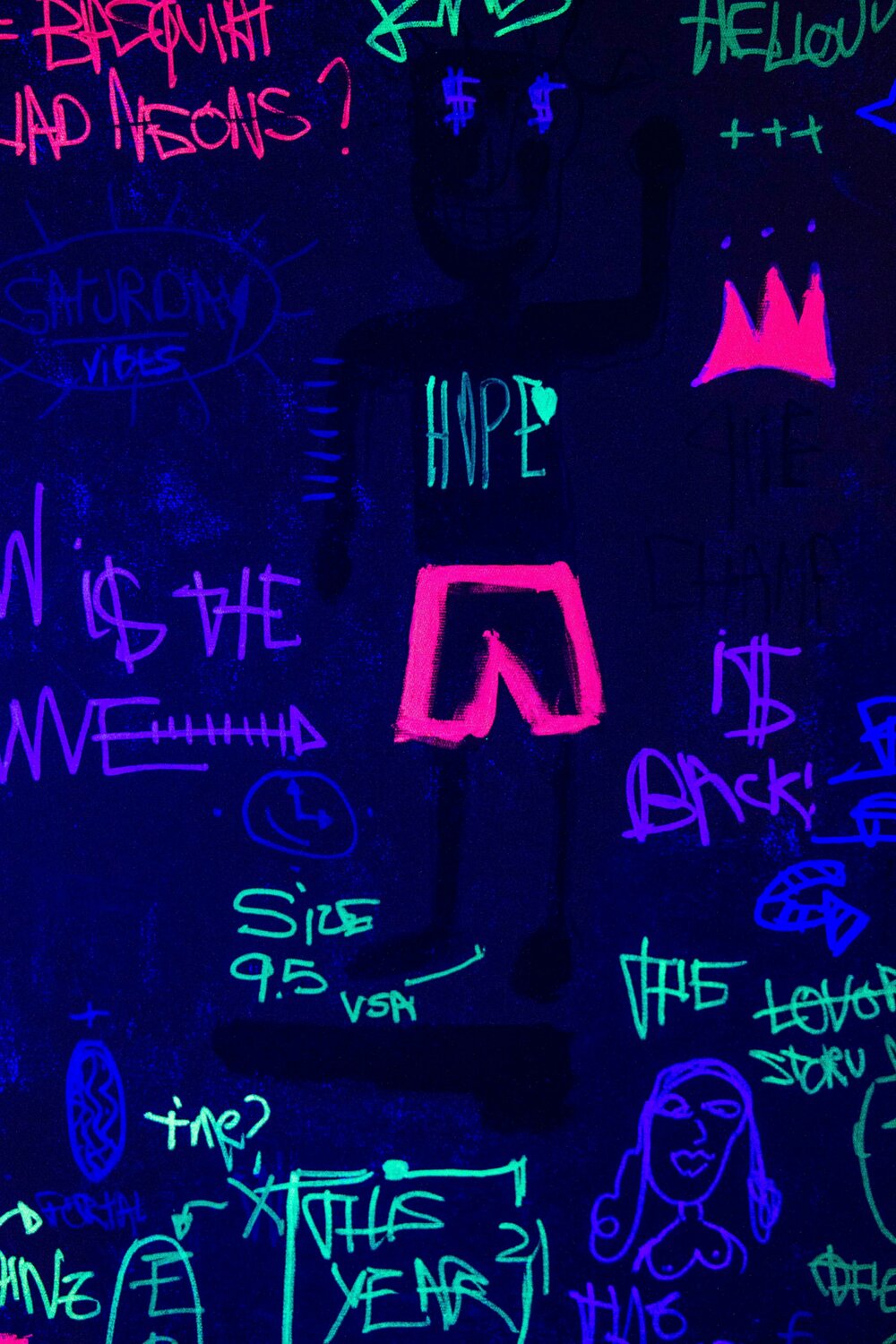 The Champ is Back by Carlos Pun (2021) : Painting Acrylic, Graffiti on ...