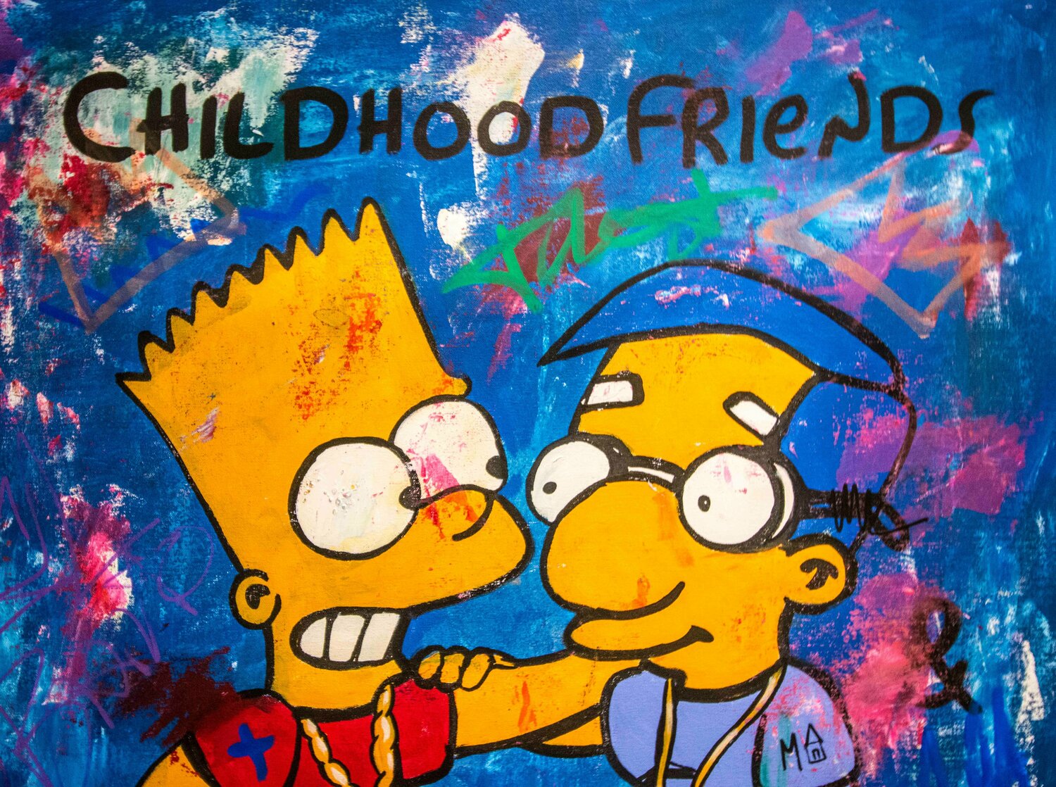 Friends and business partners ft. Bart Simpson by Carlos Pun (2020 ...