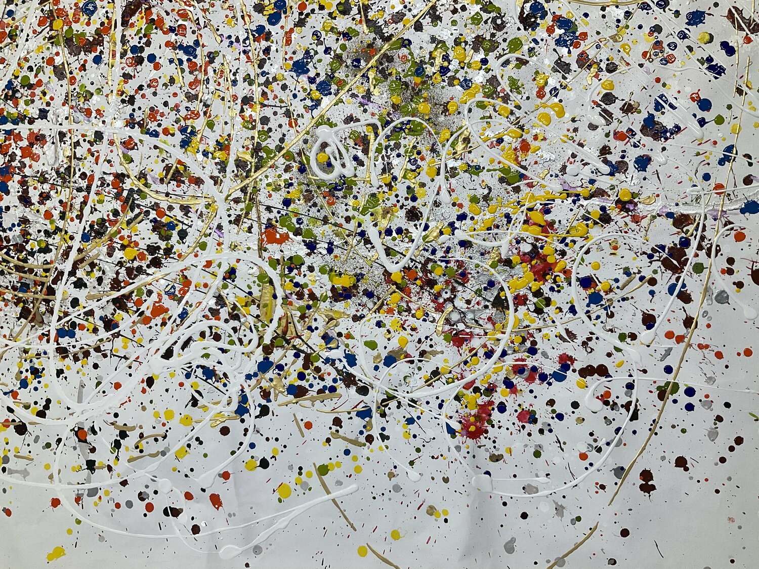 Explosion of colors - Inspired by Jackson Pollock by Marie Manon ...