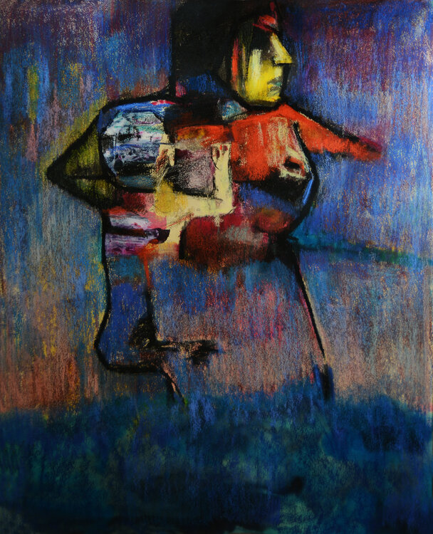 Dead Milk. Drawing No. 1 by Maria Drozdova (2023) : Drawing Pastel ...