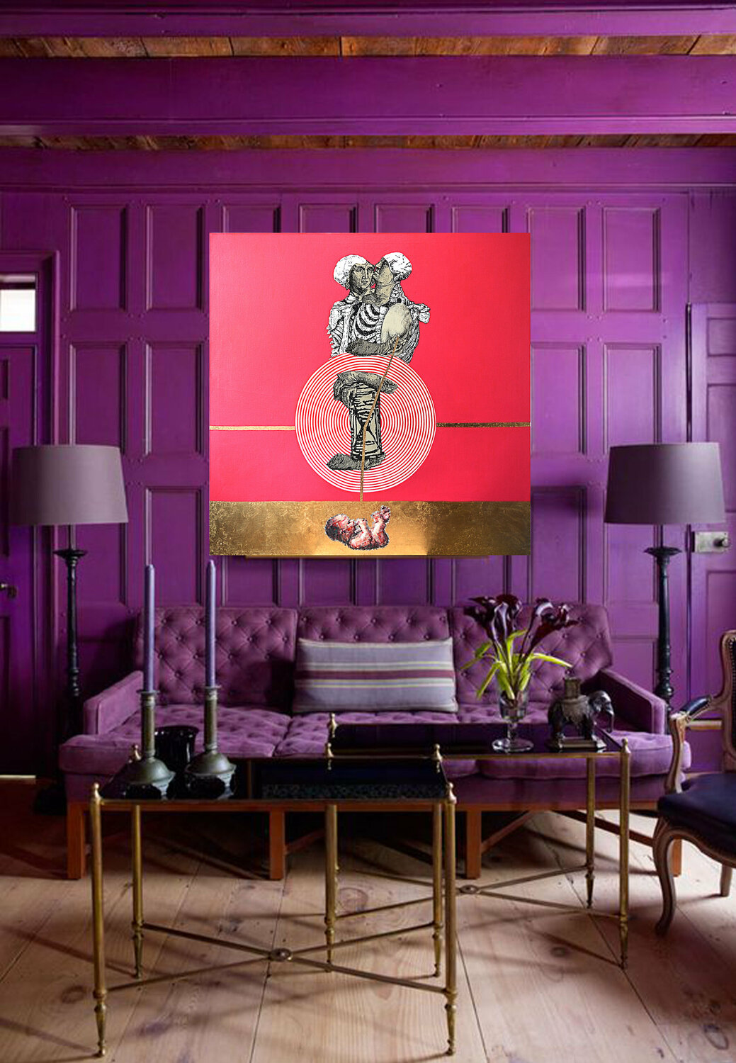 Labyrinth by Maria Drozdova (2020) : Painting Acrylic, Lacquer on ...