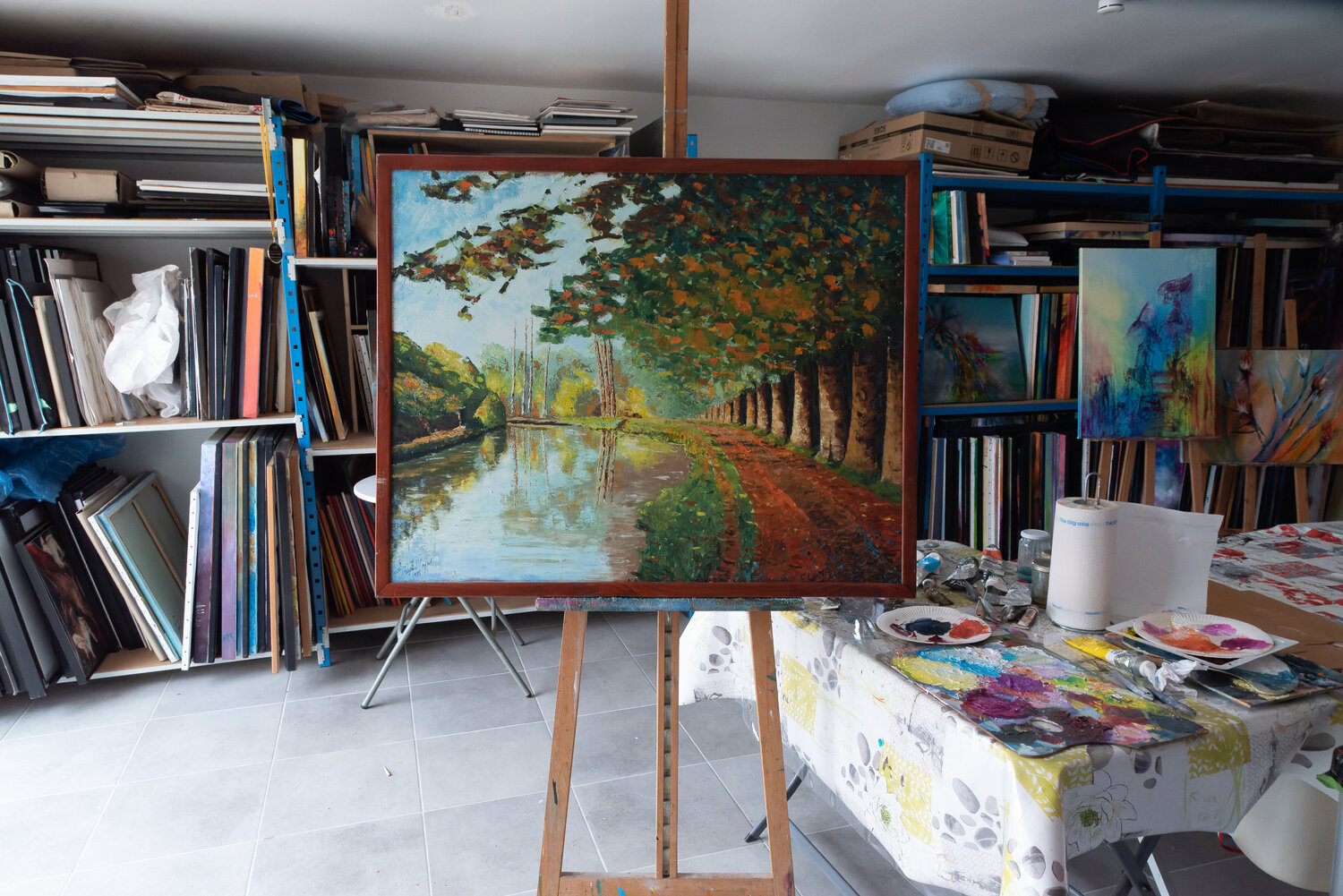 Grand Canal by Françoise Dugourd-Caput (1998) : Painting Oil on Canvas ...