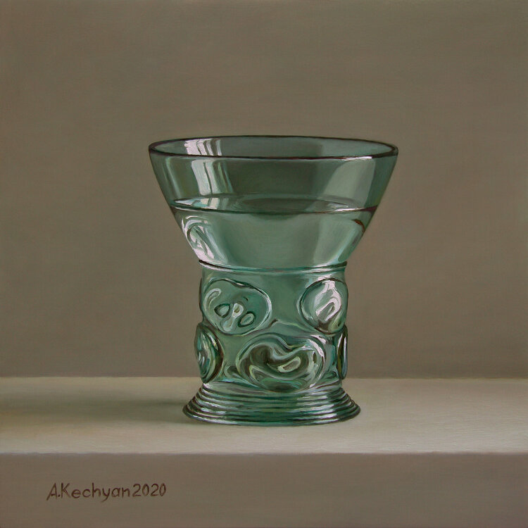 Berkemeyer by Albert Kechyan (2020) : Painting Oil on Wood - Singulart