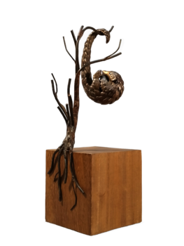 Revontulet, fox fires by José Miguel Pino (2021) : Sculpture Bronze ...